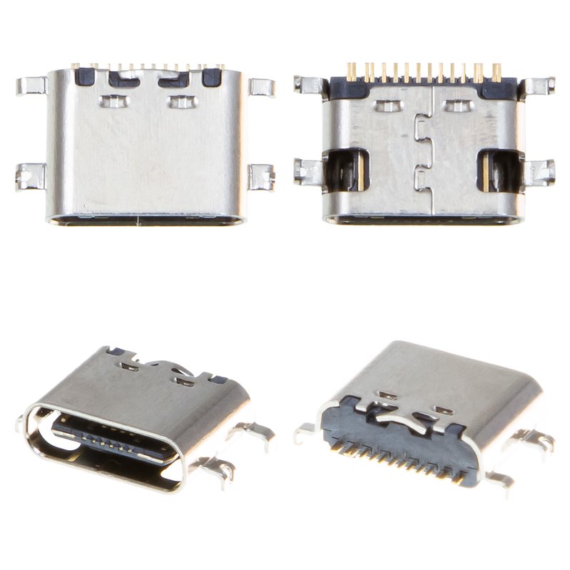 Коннектор зарядки, 12 pin, тип 5, USB тип-C - Все запчасти